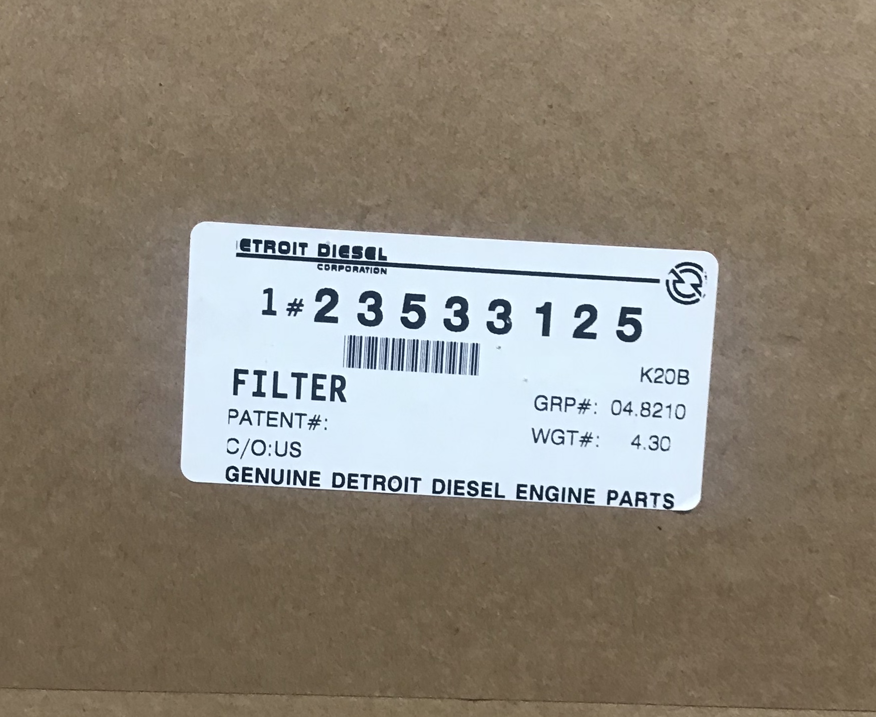DDE 23533125 - FILTER - Pacific Power Group